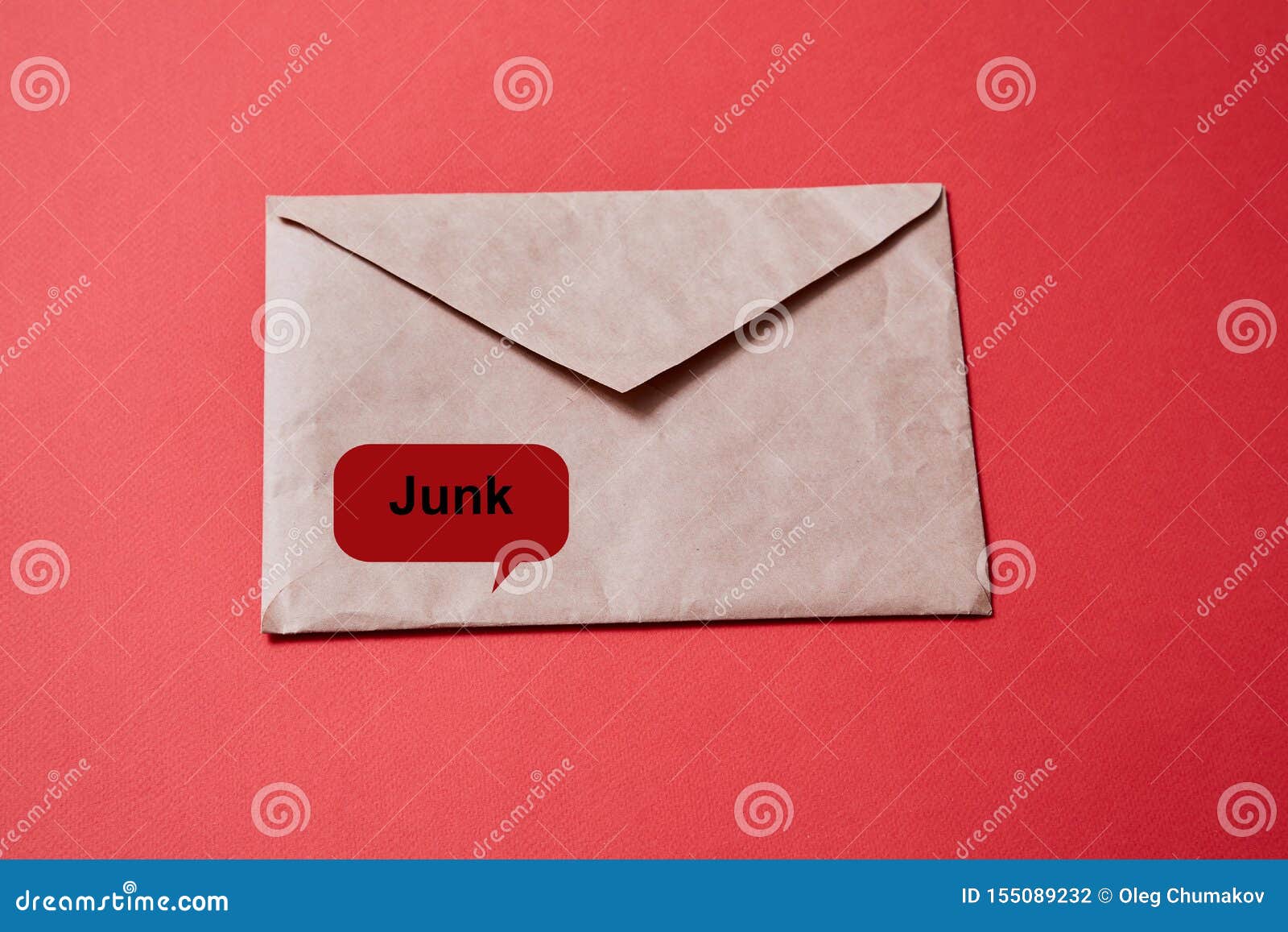 Junk Mail Or Spam And Fake Letter Idea. Concept For Unsolicited Mail Or ...