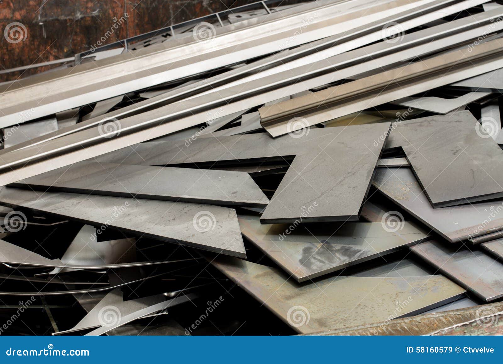 Junk metal sheets stock image. Image of modern, junk - 58160579