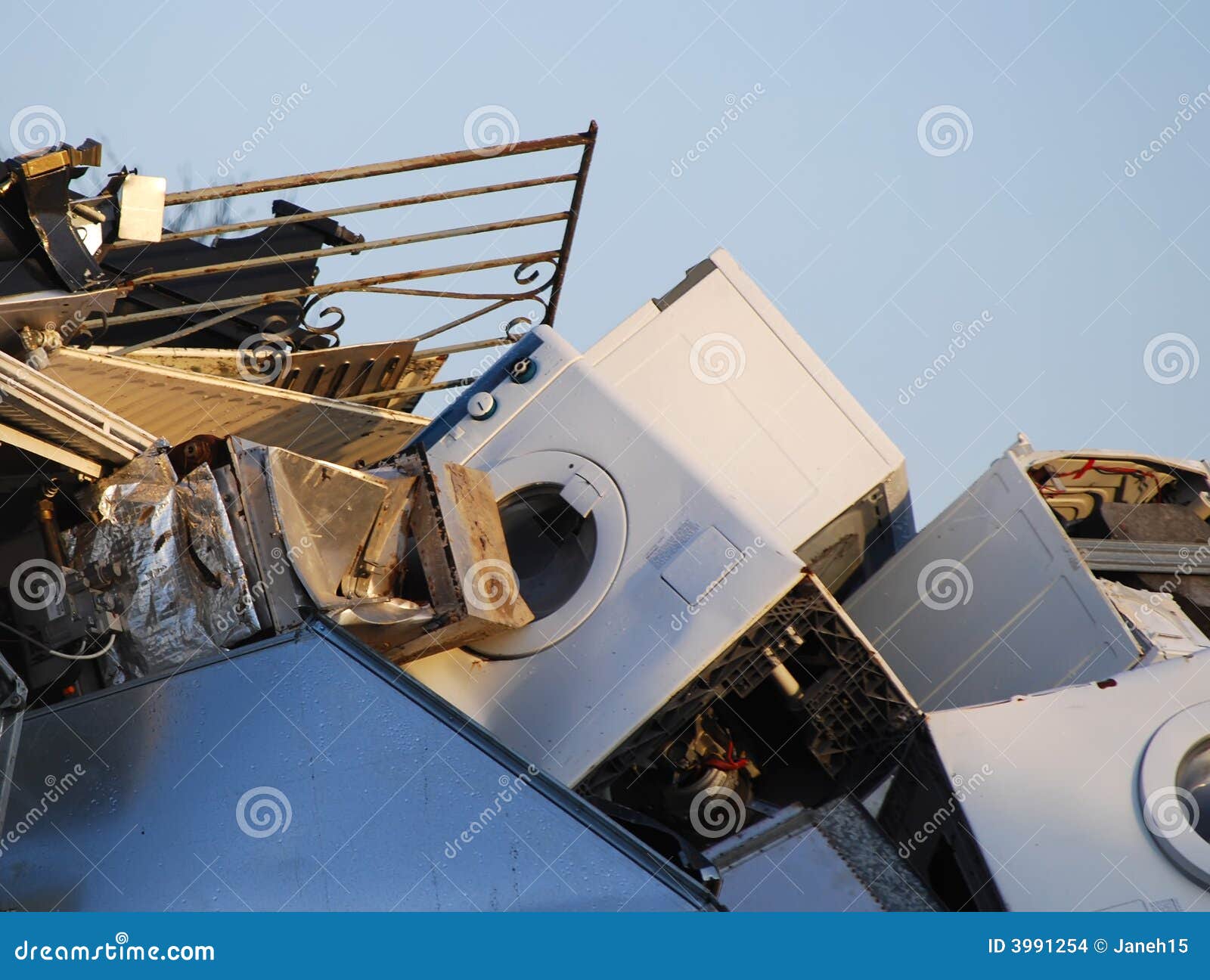 Junk pile stock photo. Image of pattern, objects, trash - 3991254