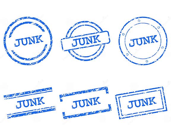 Junk stamps stock vector. Illustration of graphic, sale - 203785506