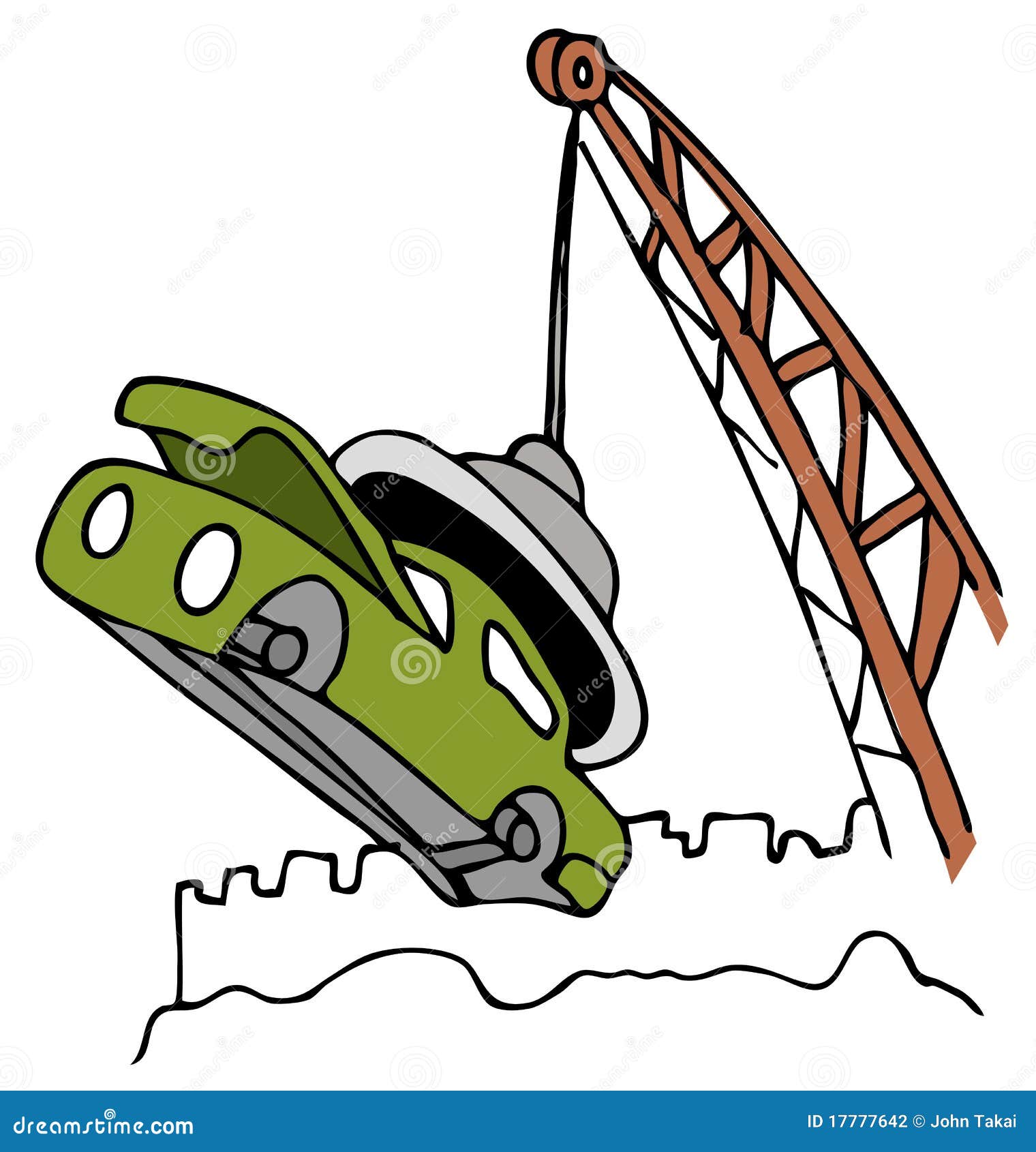 Junk Yard stock vector. Illustration of sketch, recycle - 17777642