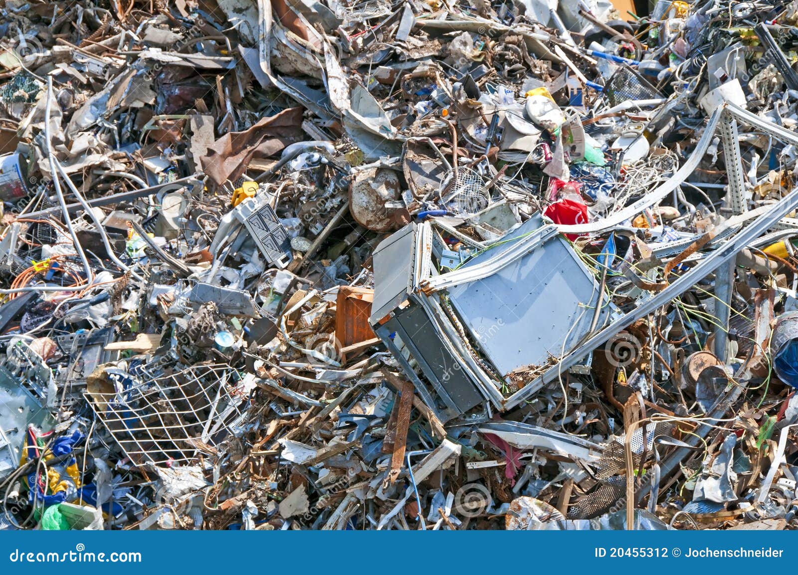 Junk yard stock photo. Image of waste, company, primary - 20455312
