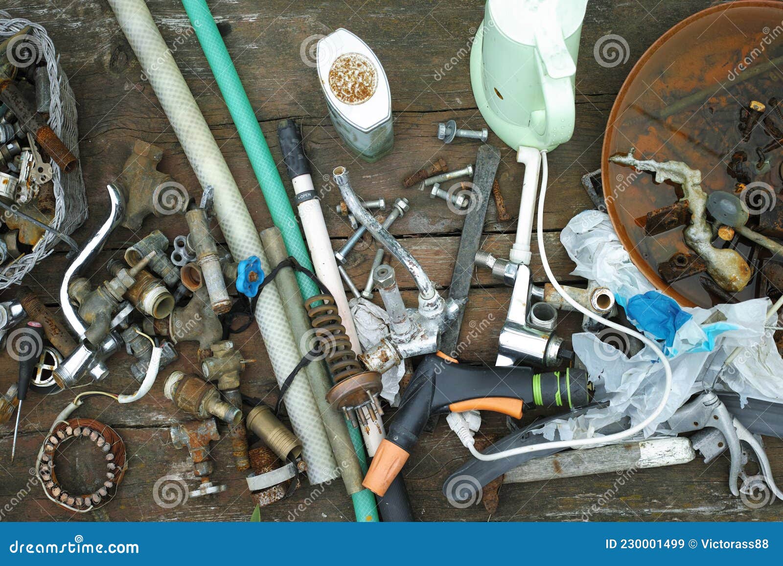 Junk yard stuff stock image. Image of junk, stuff, tool - 230001499