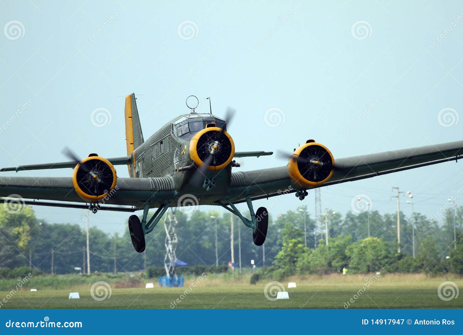 Junkers JU 52 - at La Comina 100 Anniversary Editorial Photography ...