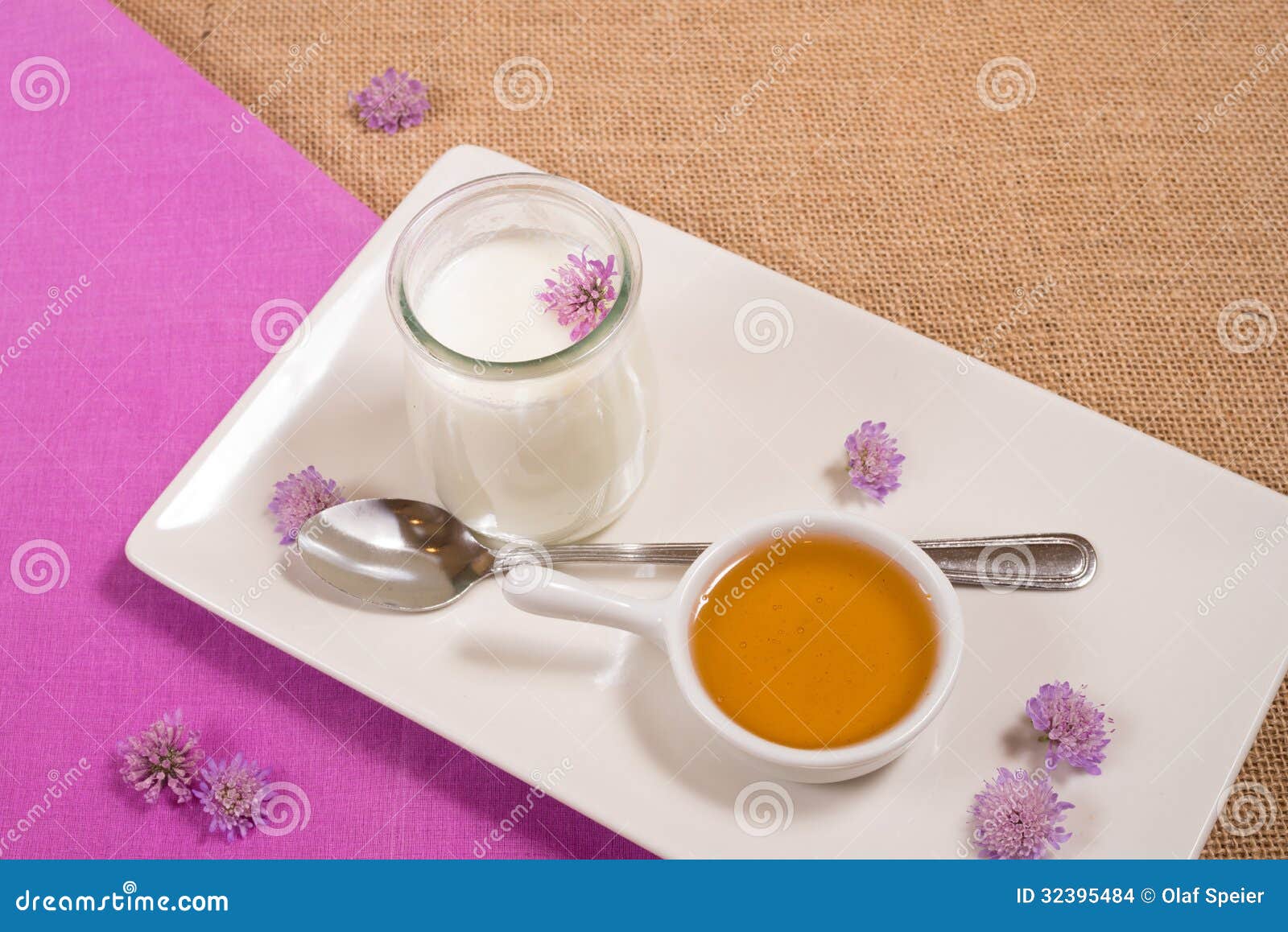 Junket for breakfast stock photo. Image of serving, fresh - 32395484