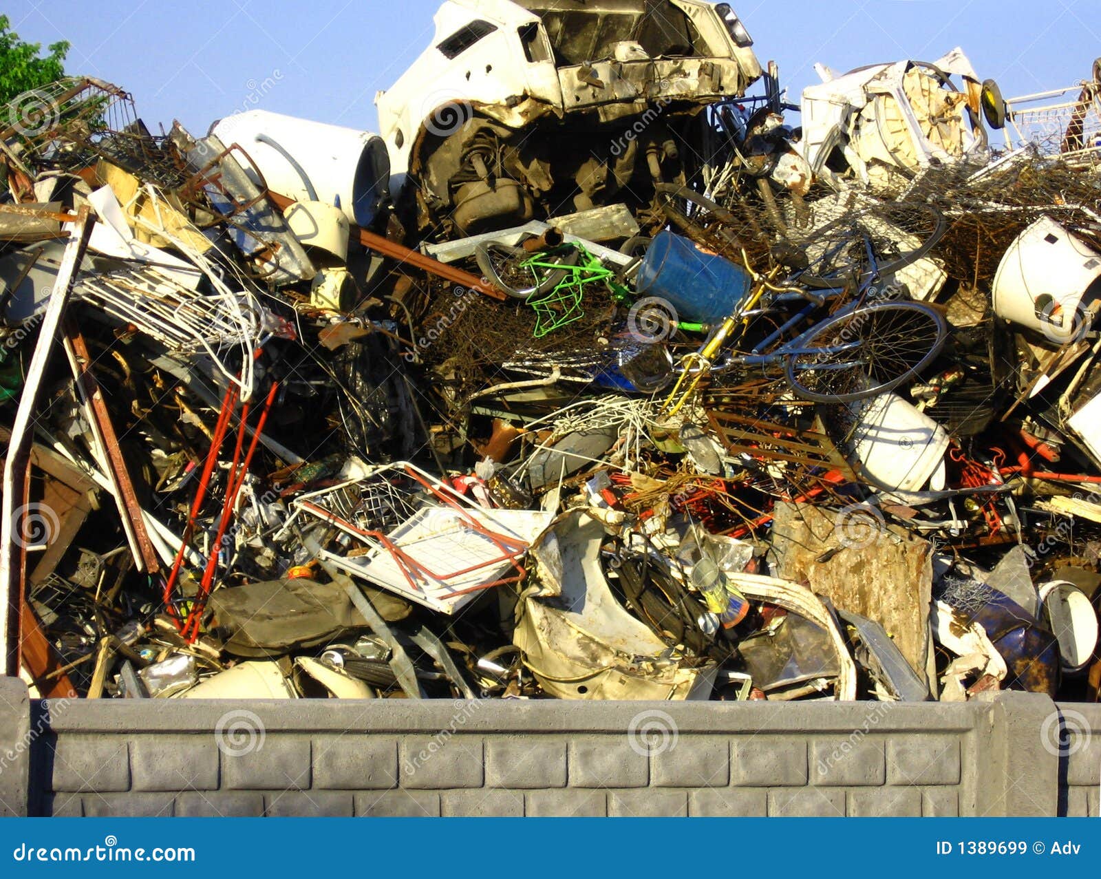 Junkyard stock image. Image of junkyard, reuse, industrial - 1389699