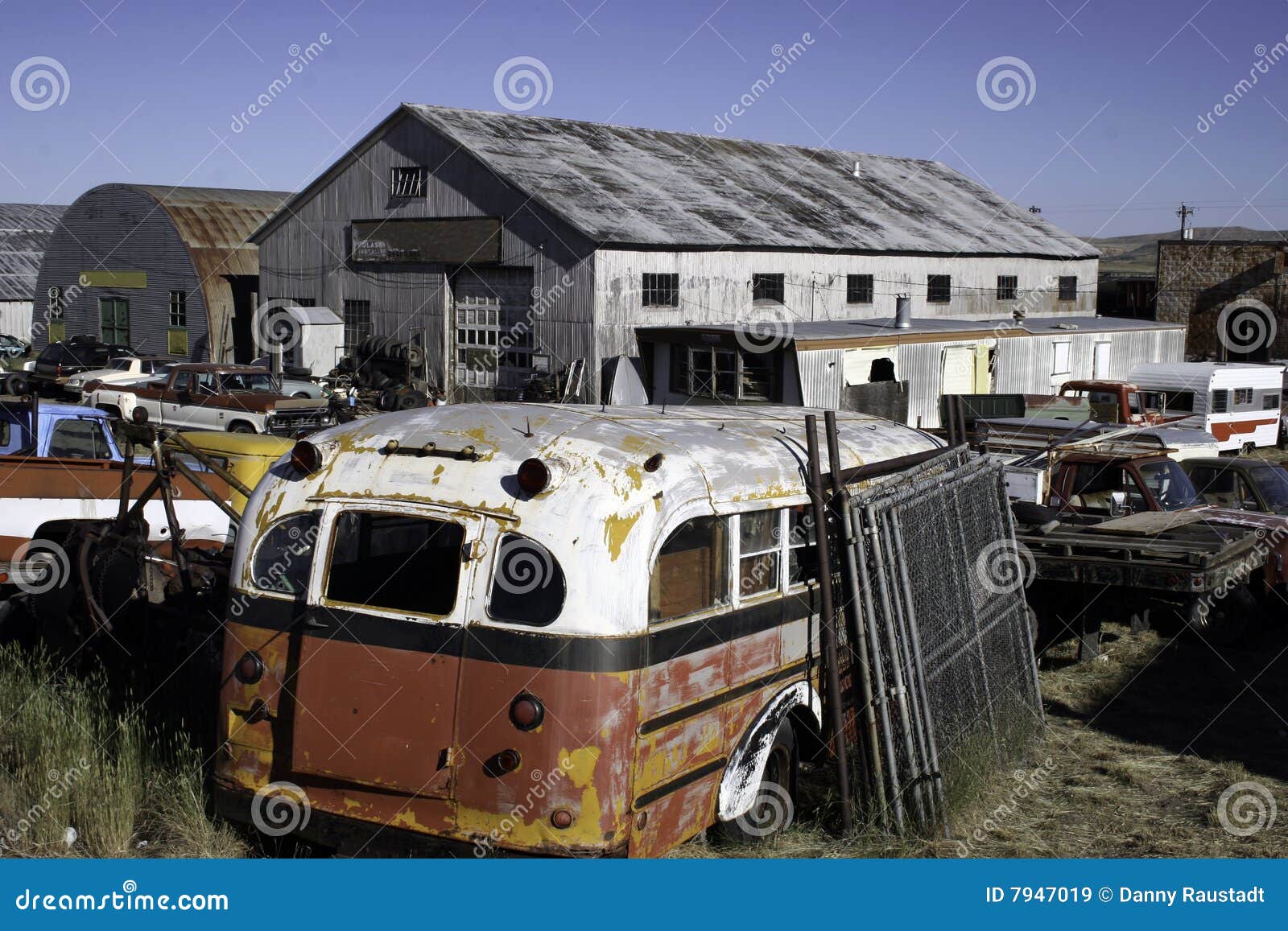 Junkyard stock image. Image of iron, peeling, abandoned - 7947019