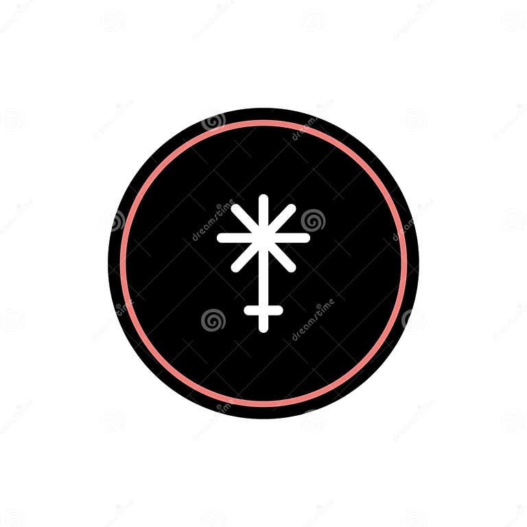 Juno Coin Icon Isolated on White Background Stock Vector - Illustration ...