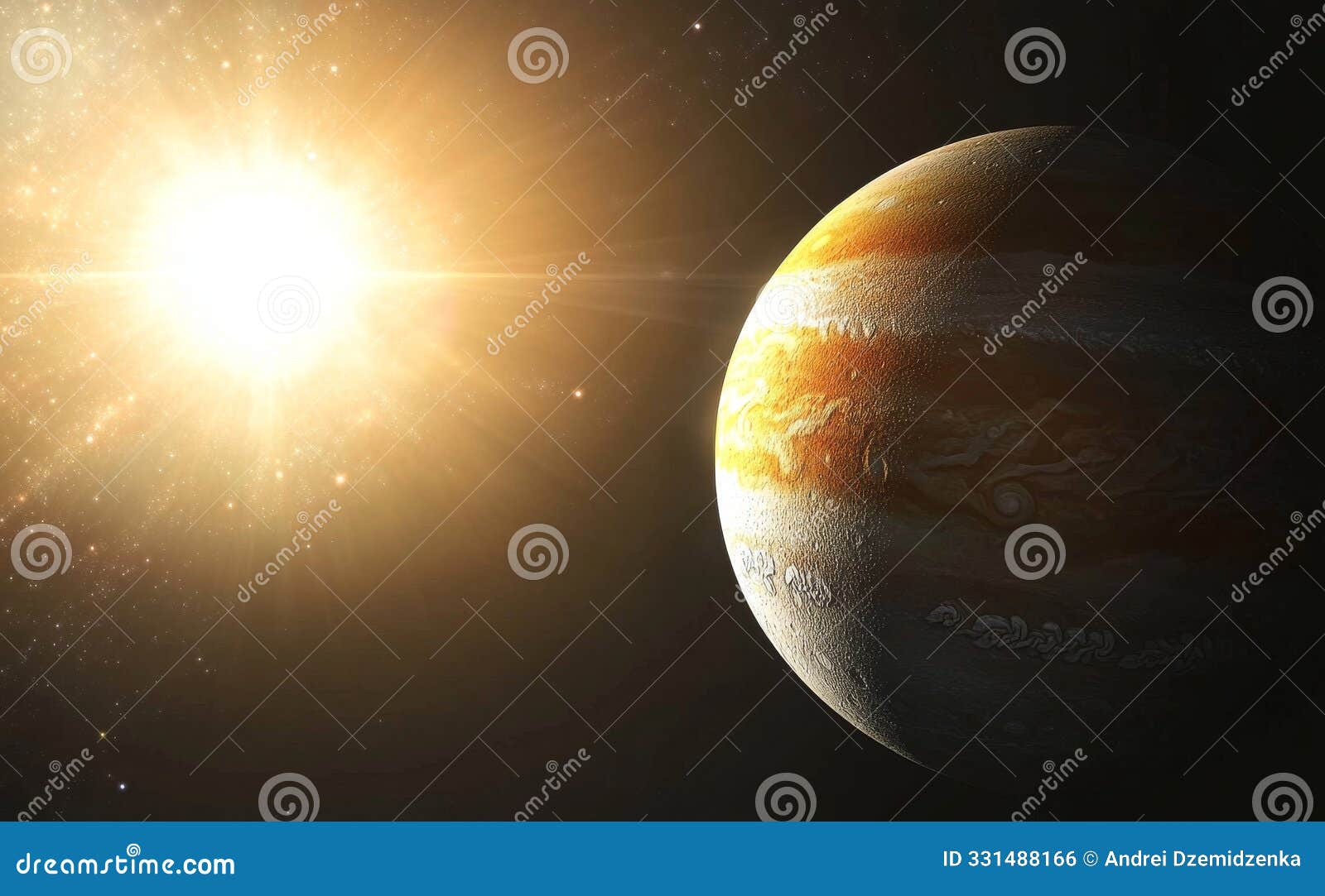 The Juno Satellite Orbits Jupiter. NASA Provided the Elements of this ...