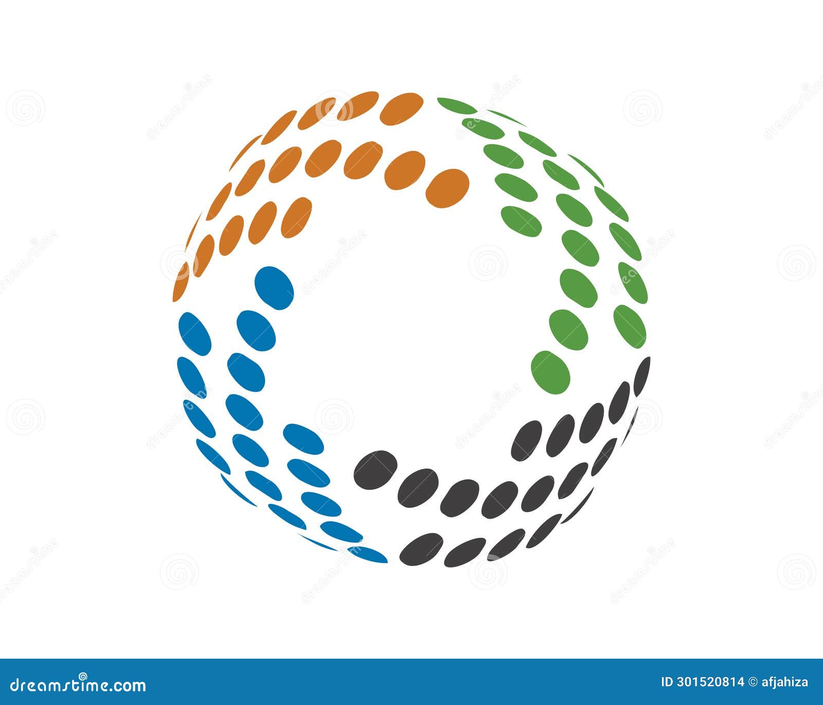 Abstract Globe Dot Tech Logo Stock Vector - Illustration of font ...