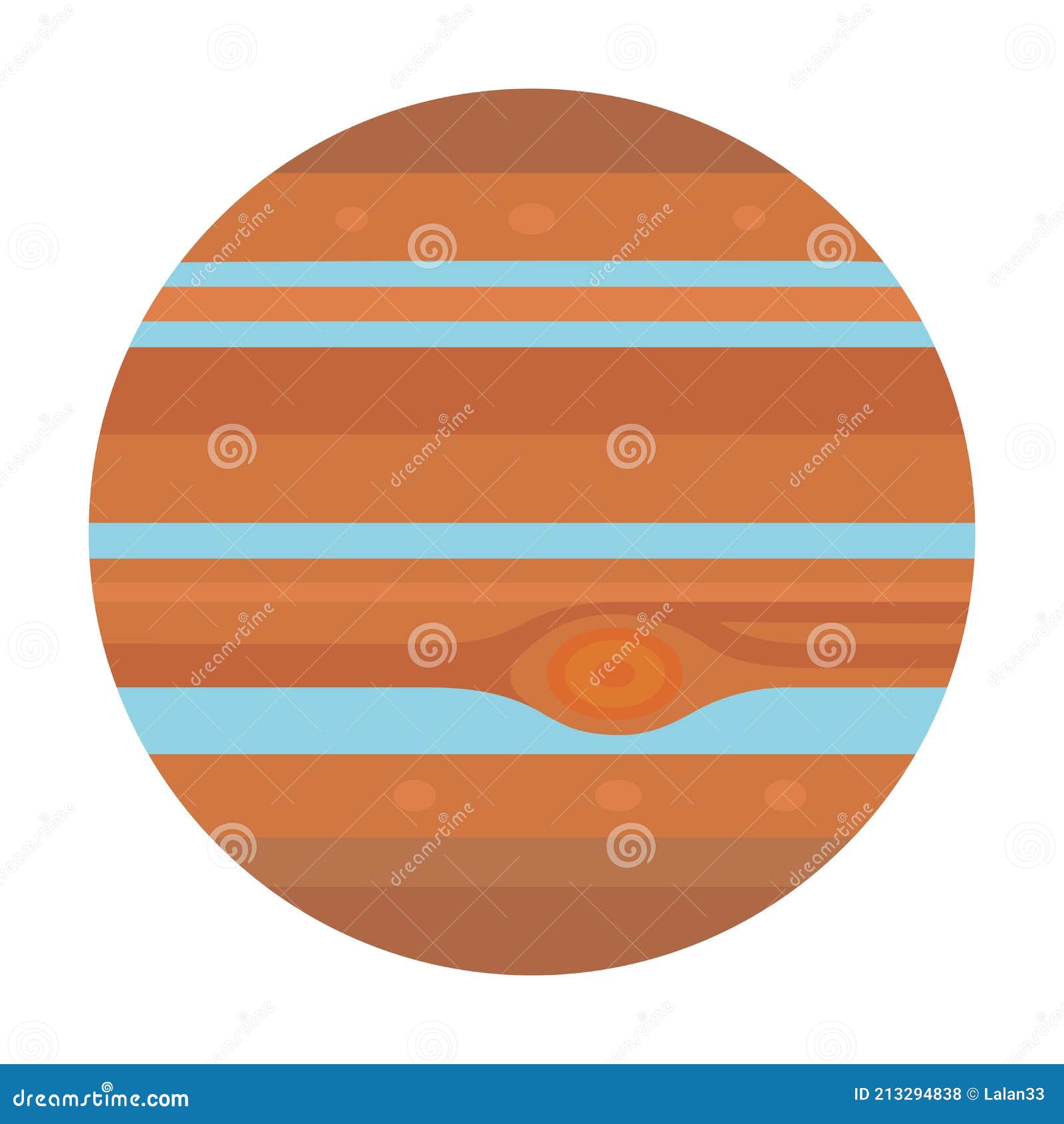 Jupiter Planet Isolated On A Transparent Background. Ai Generated Stock ...