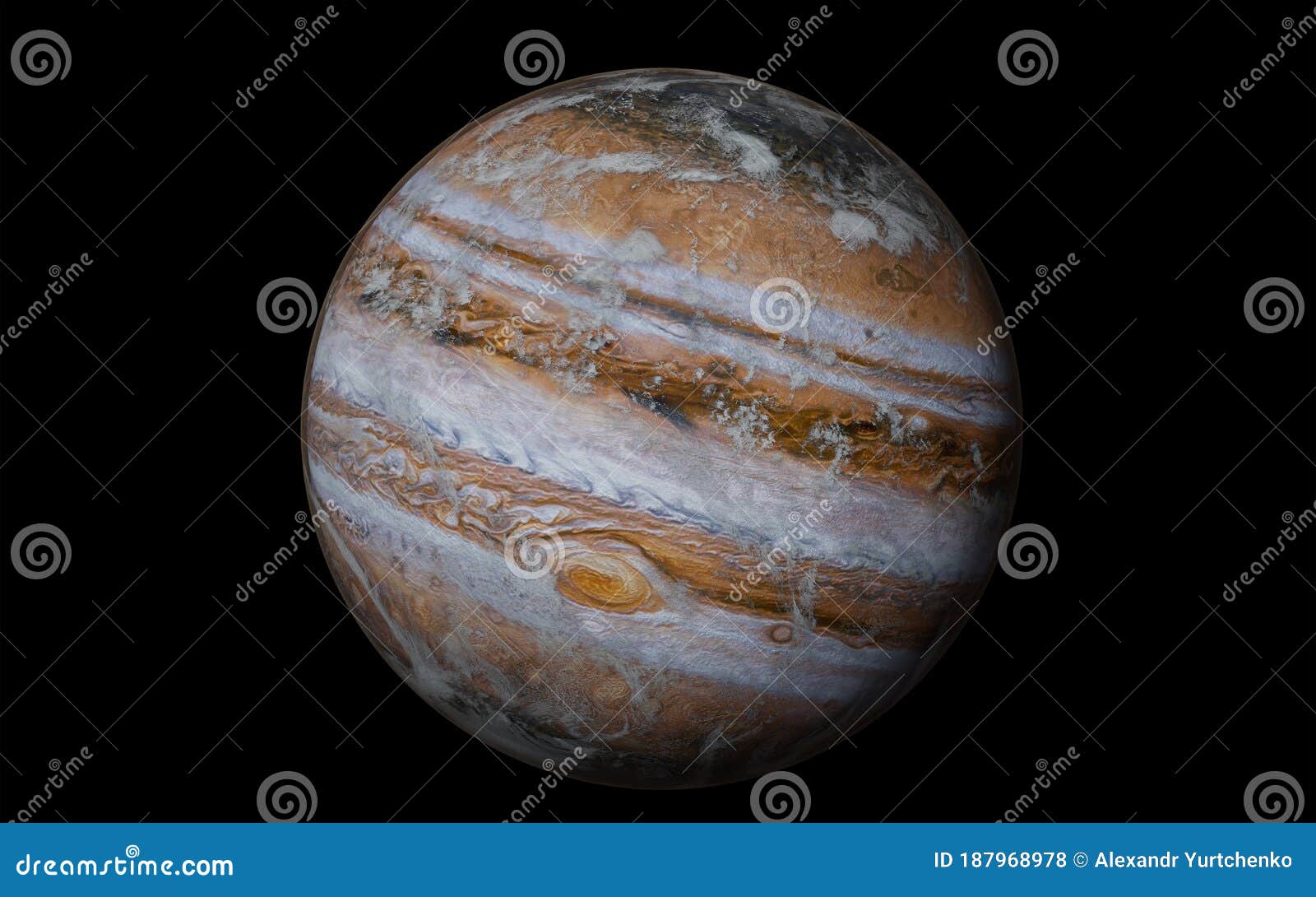 Jupiter With Clouds Of Atmosphere - High Resolution 3D Images Presents ...