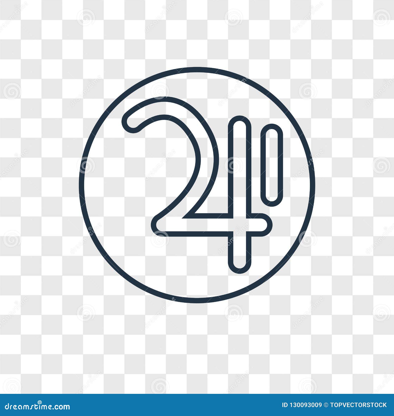 Jupiter Concept Vector Linear Icon Isolated on Transparent Background ...