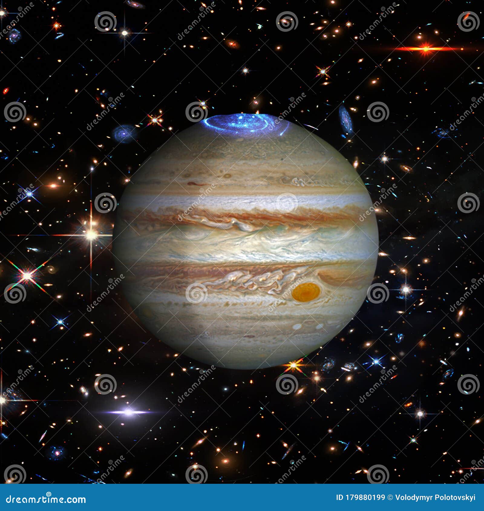 Jupiter. the Elements of this Image Furnished by NASA Stock ...
