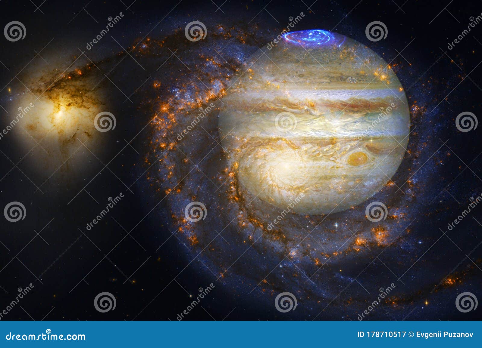 Jupiter. Elements of this Image Furnished by NASA Stock Image - Image ...
