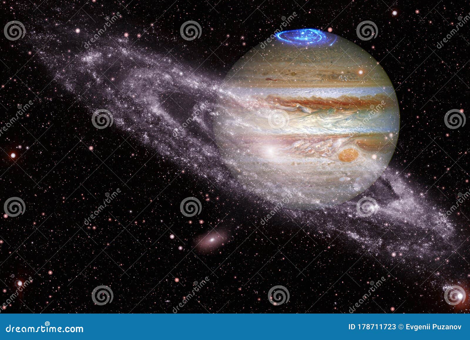 Jupiter. Elements of this Image Furnished by NASA Stock Image - Image ...