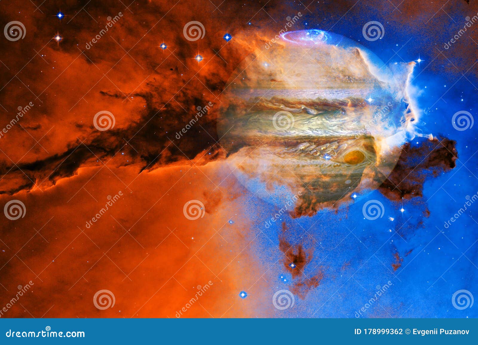 Jupiter. Elements of this Image Furnished by NASA Stock Photo - Image ...