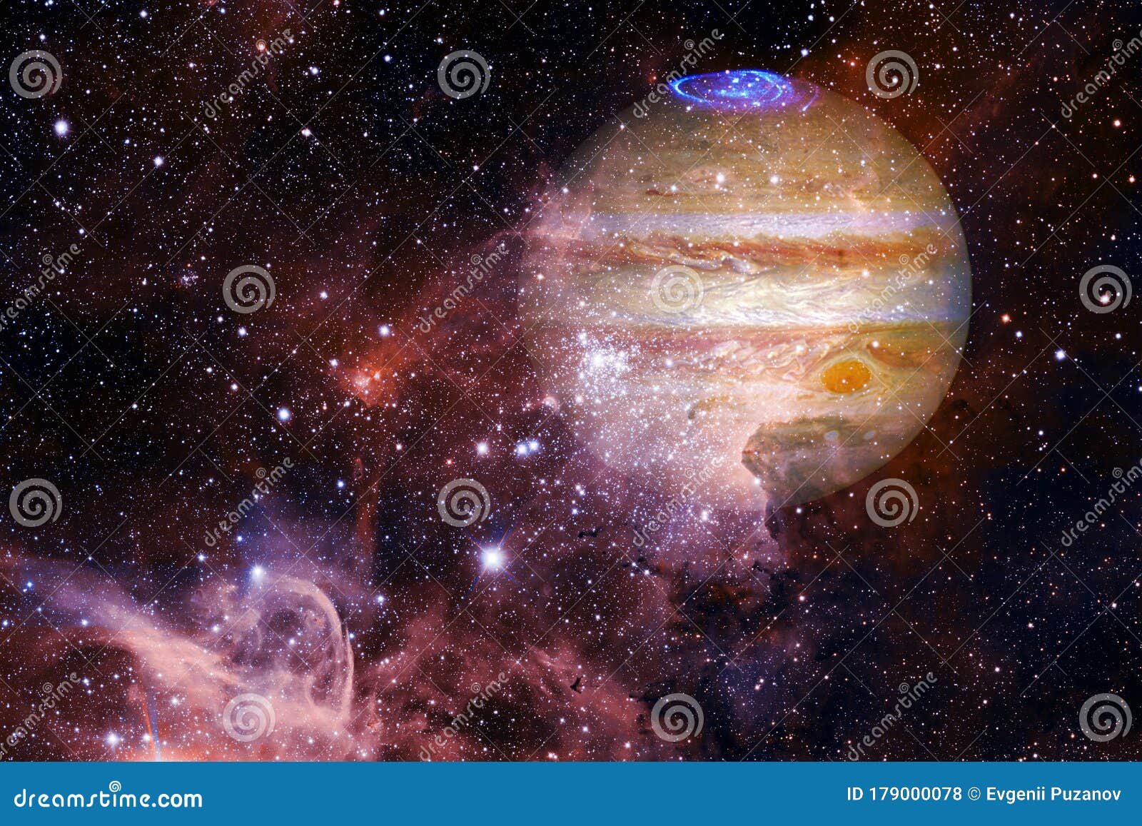 Jupiter. Elements of this Image Furnished by NASA Stock Photo - Image ...