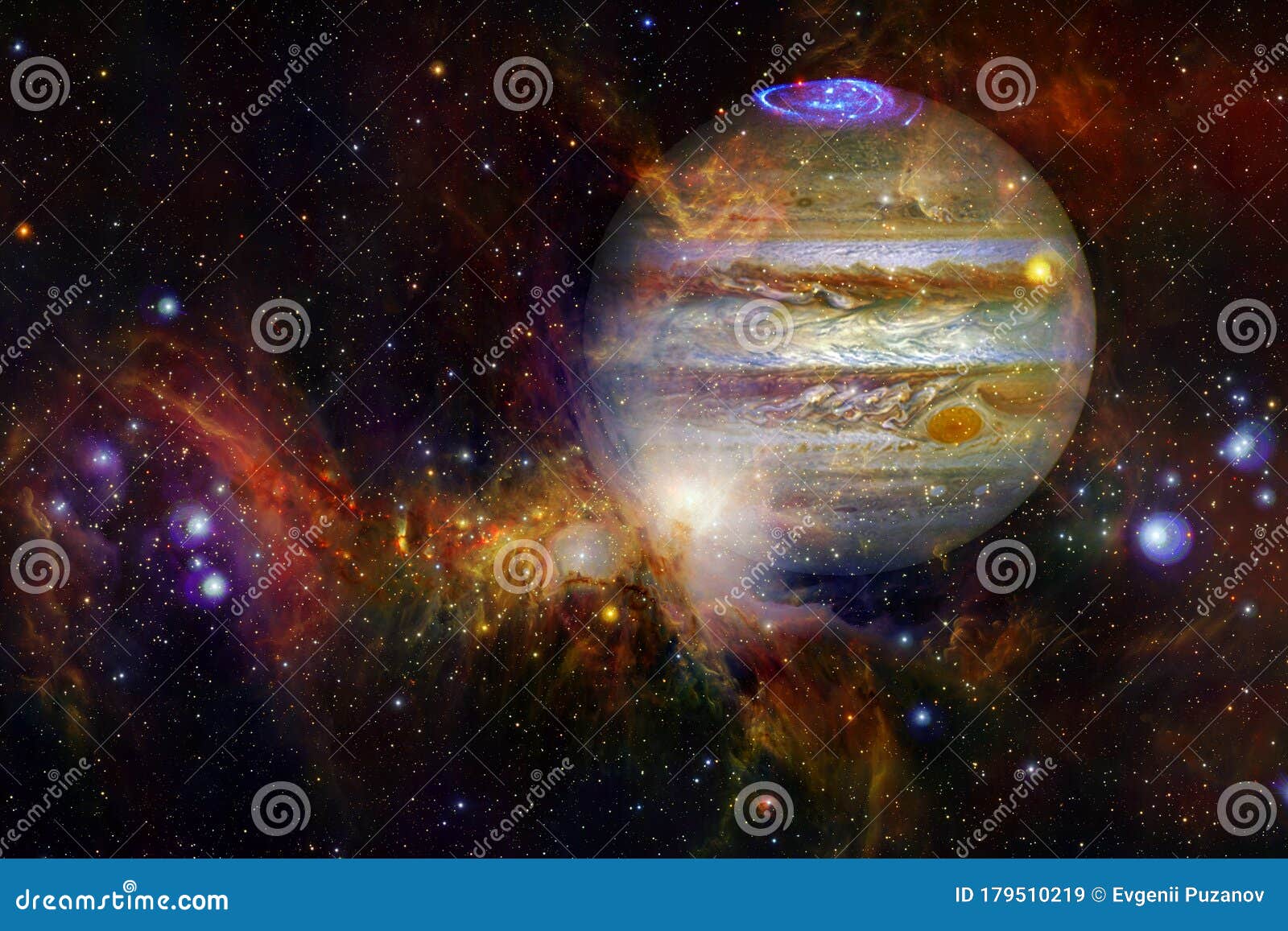 Jupiter. Elements of this Image Furnished by NASA Stock Illustration ...