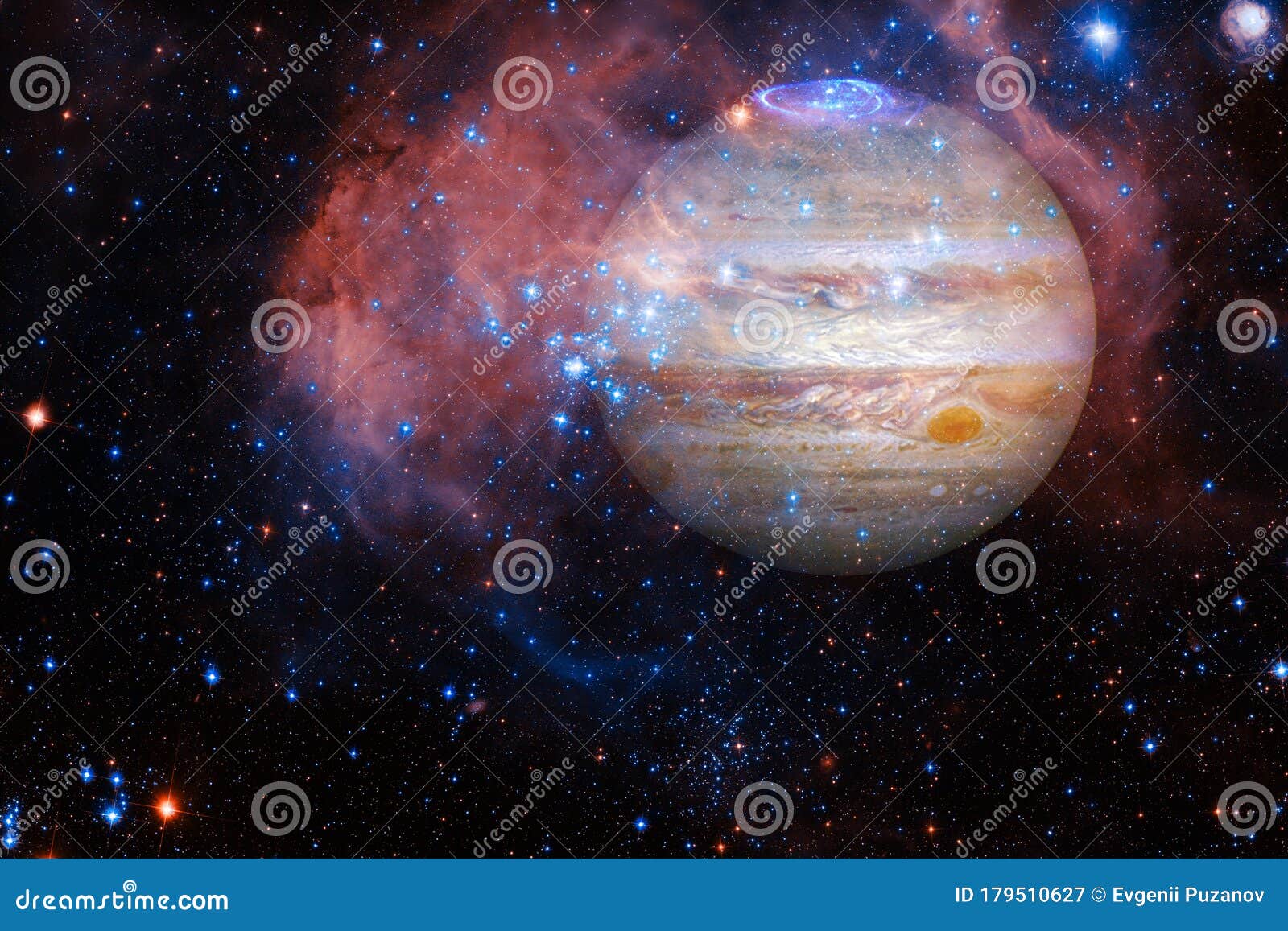 Jupiter. Elements of this Image Furnished by NASA Stock Illustration ...