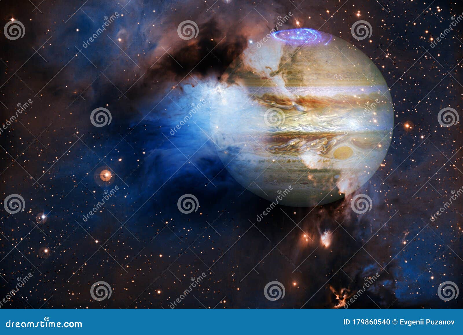 Jupiter. Elements of this Image Furnished by NASA Stock Illustration ...