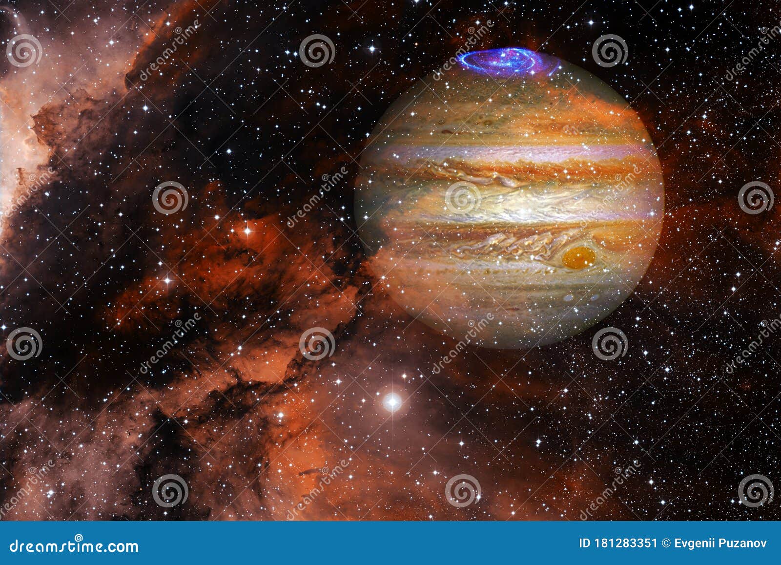 Jupiter. Elements of this Image Furnished by NASA Stock Image - Image ...