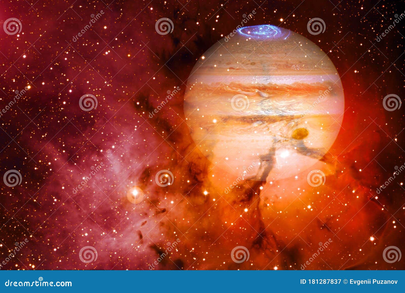 Jupiter. Elements of this Image Furnished by NASA Stock Image - Image ...