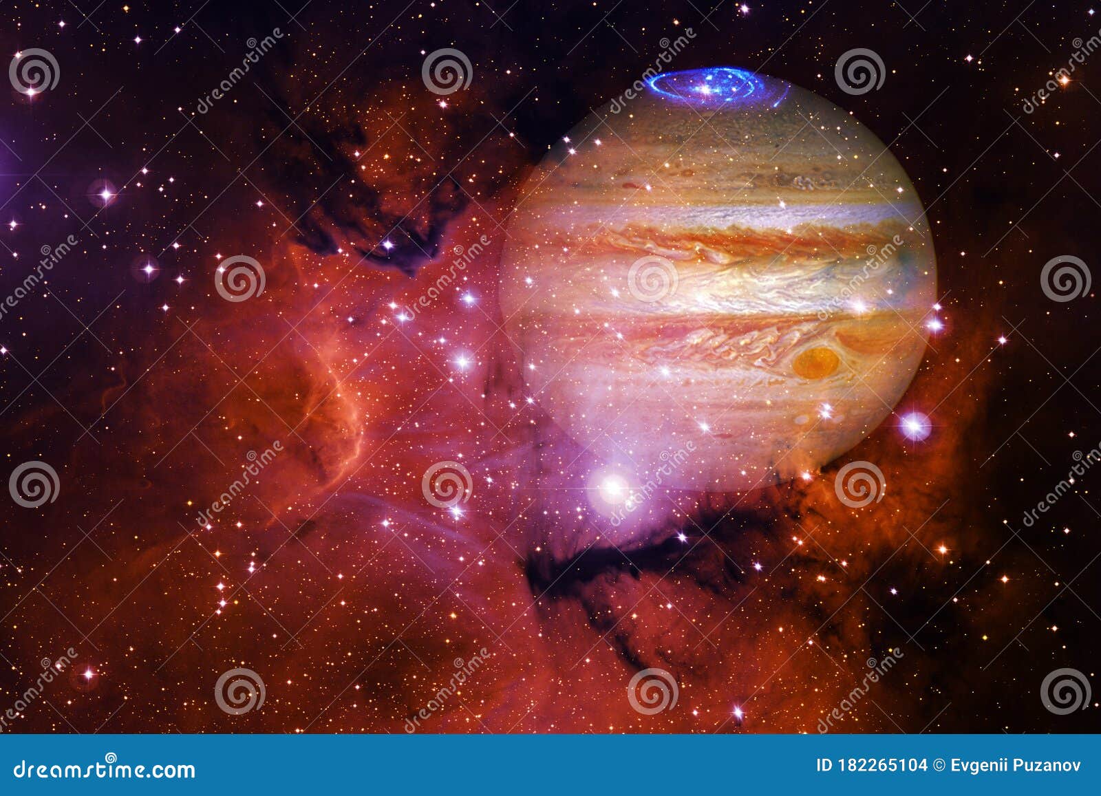 Jupiter. Elements of this Image Furnished by NASA Stock Photo - Image ...