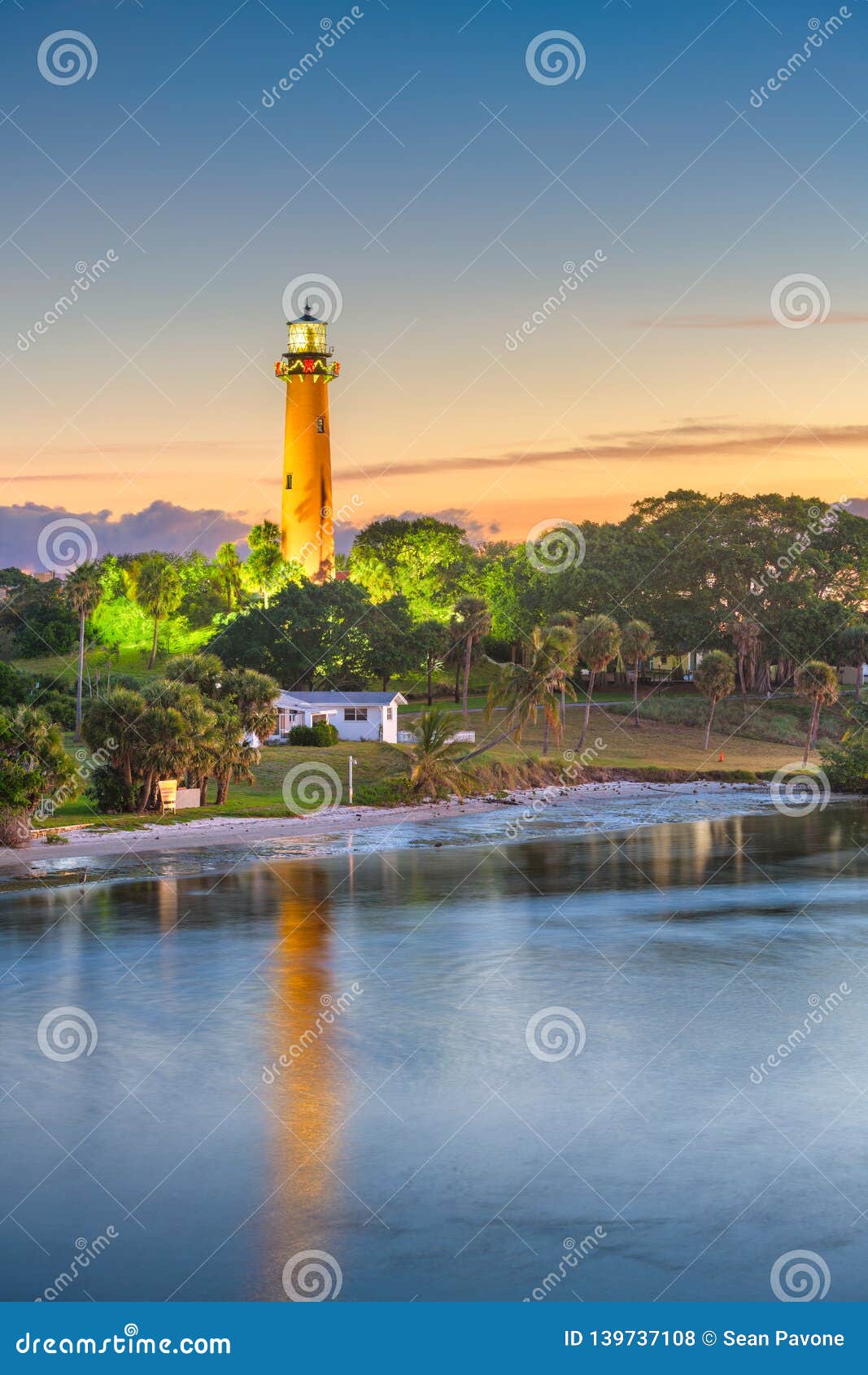 Jupiter, Florida, USA at Jupiter Inlet Light Stock Photo - Image of ...