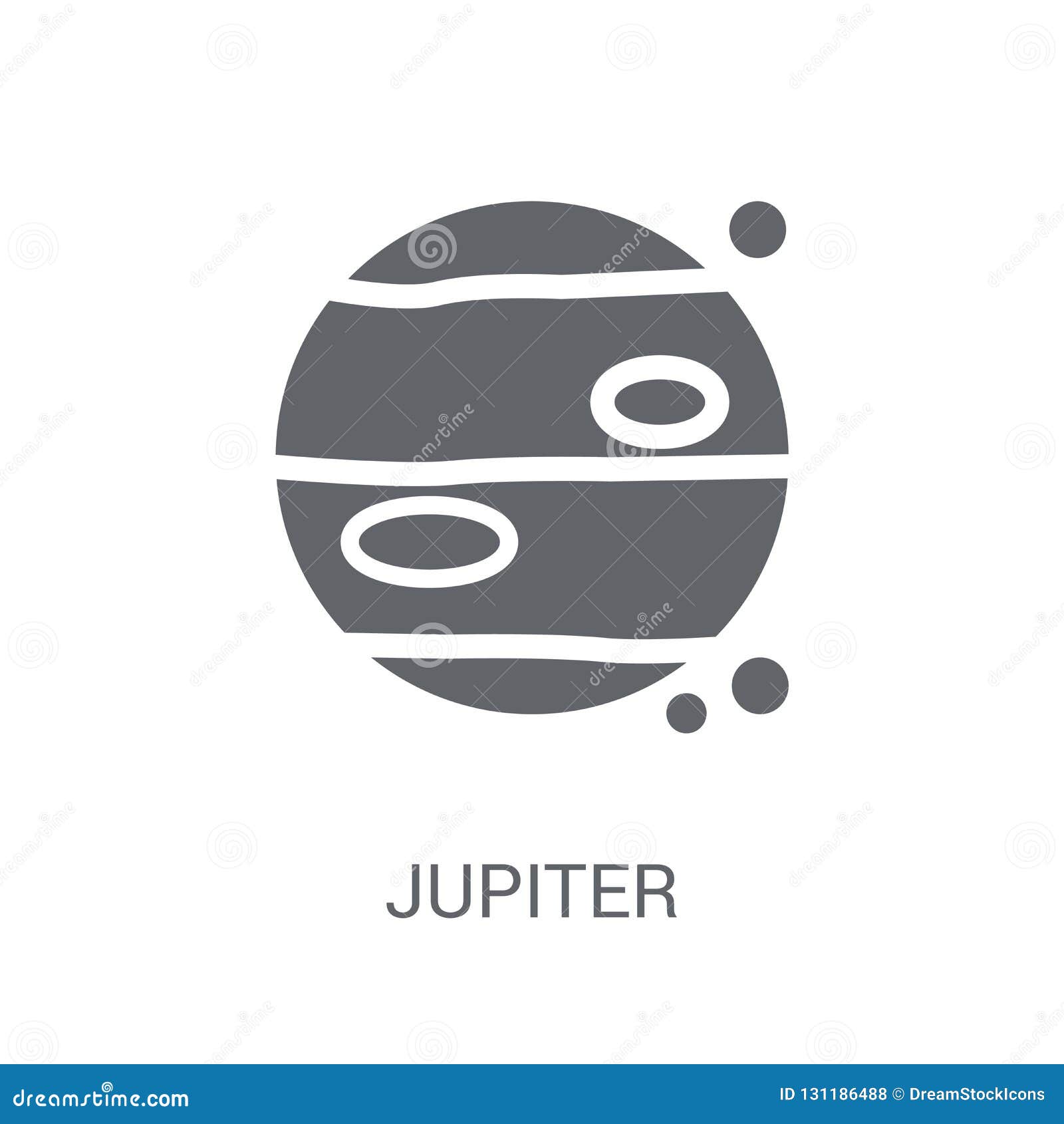 Jupiter Icon. Trendy Jupiter Logo Concept on White Background Fr Stock ...