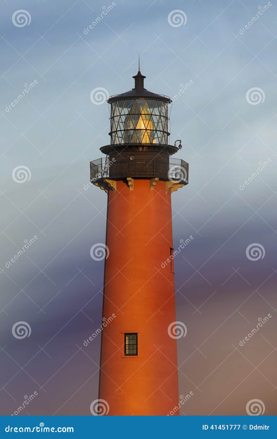 Jupiter Inlet Lighthouse stock image. Image of maritime - 41451777