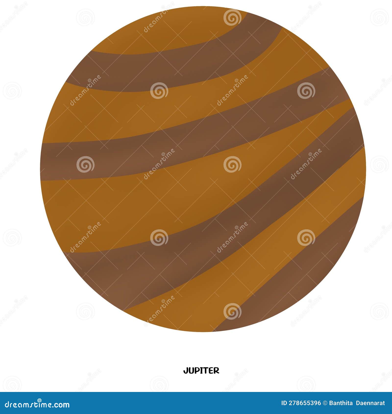 Jupiter stock illustration. Illustration of jupiter - 278655396