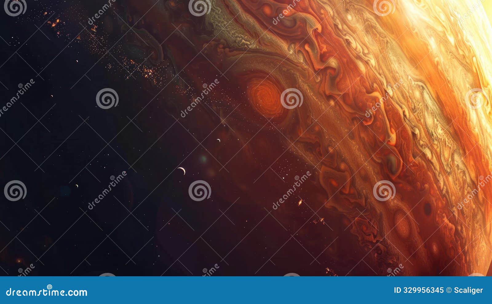 Jupiter With Clouds Of Atmosphere - High Resolution 3D Images Presents ...