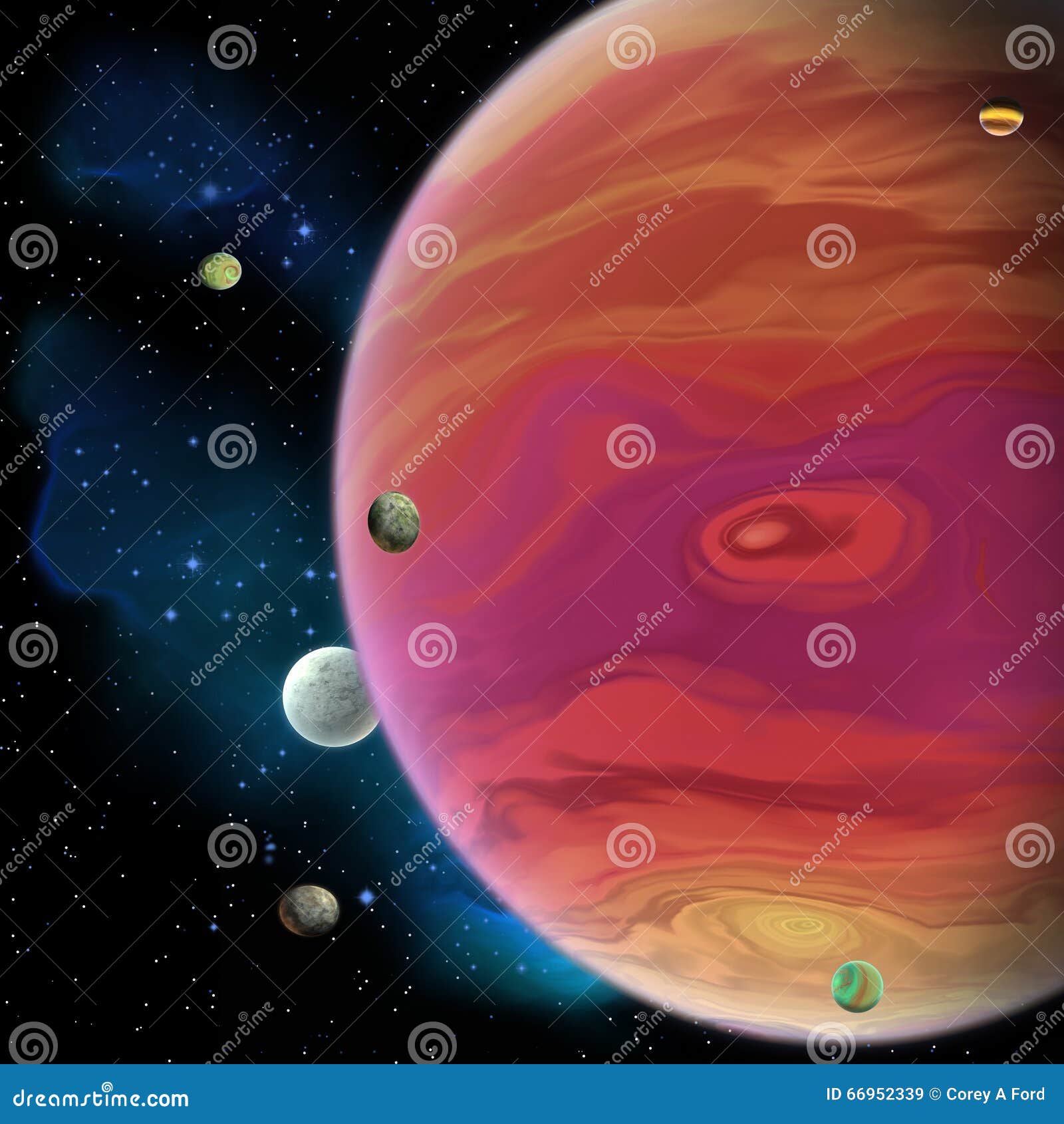 Jupiter Planet illustration stock. Illustration du image - 66952339