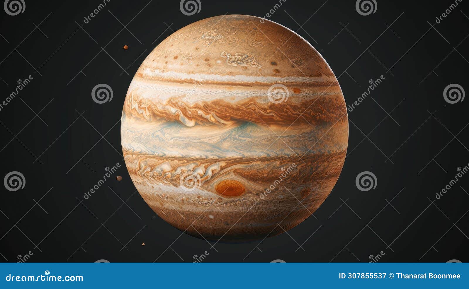 Jupiter Planet Isolated on a Transparent Background. Ai Generated Stock ...