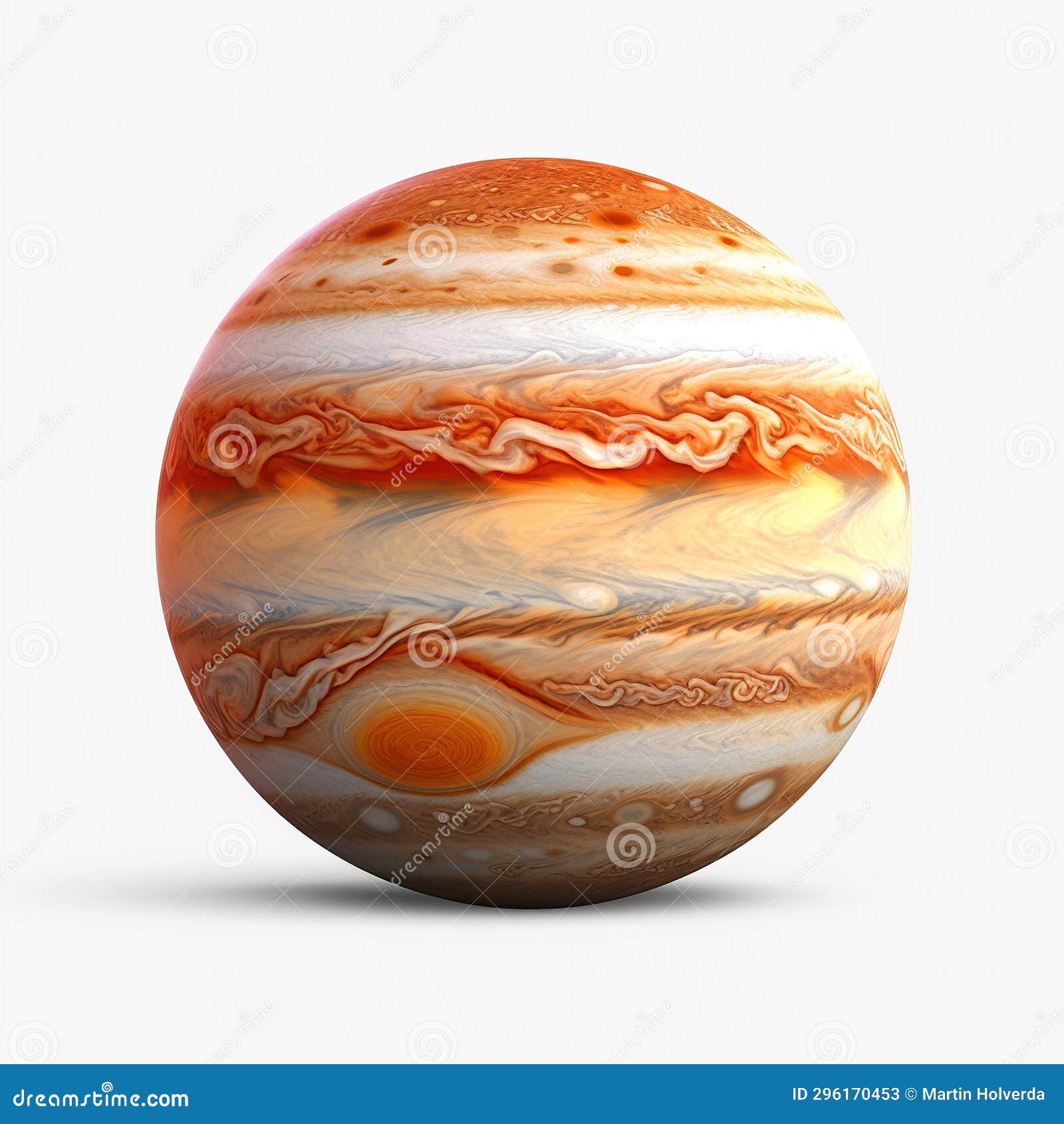 Jupiter Planet from Space Background with Planet Sphere. Gas Giant ...