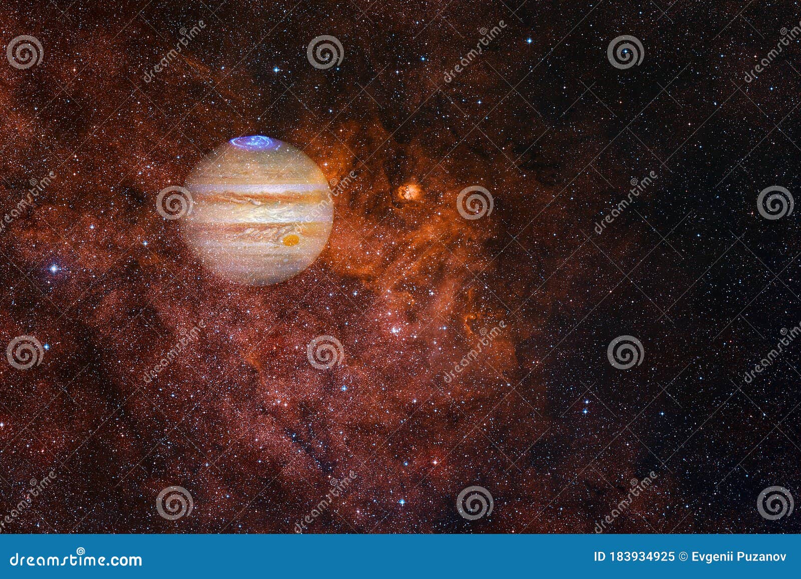 Jupiter. Solar System. Elements of this Image Furnished by NASA Stock ...