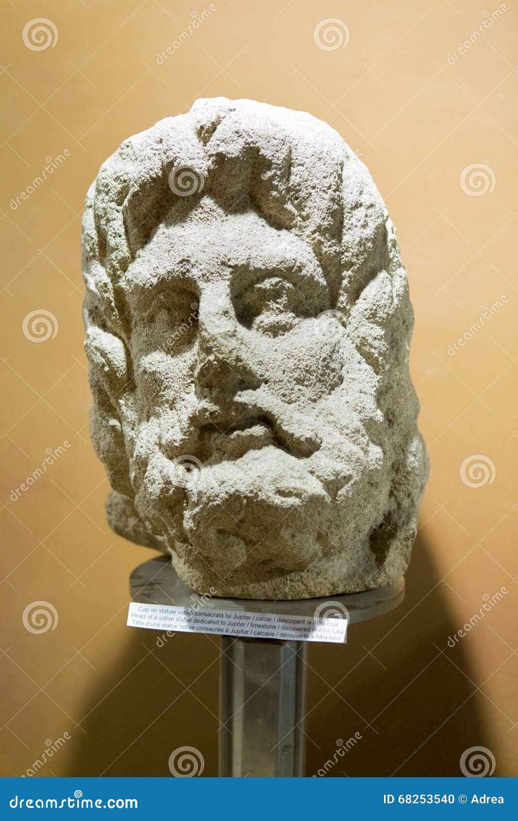 Jupiter Limestone Statue Head Editorial Image - Image of italian ...