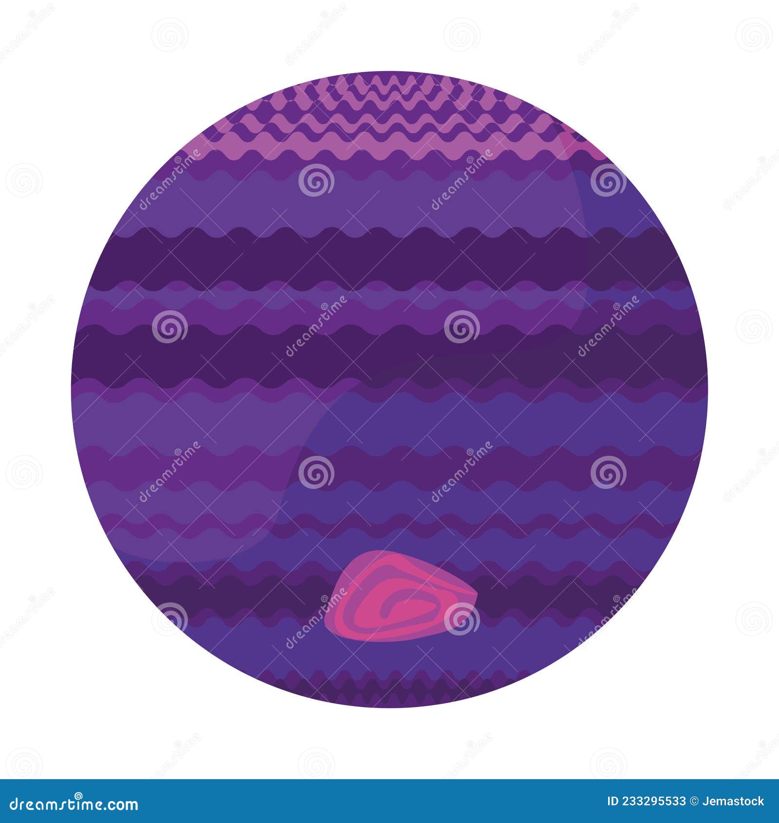 Jupiter Universe Purple Planet Stock Vector - Illustration of energy ...