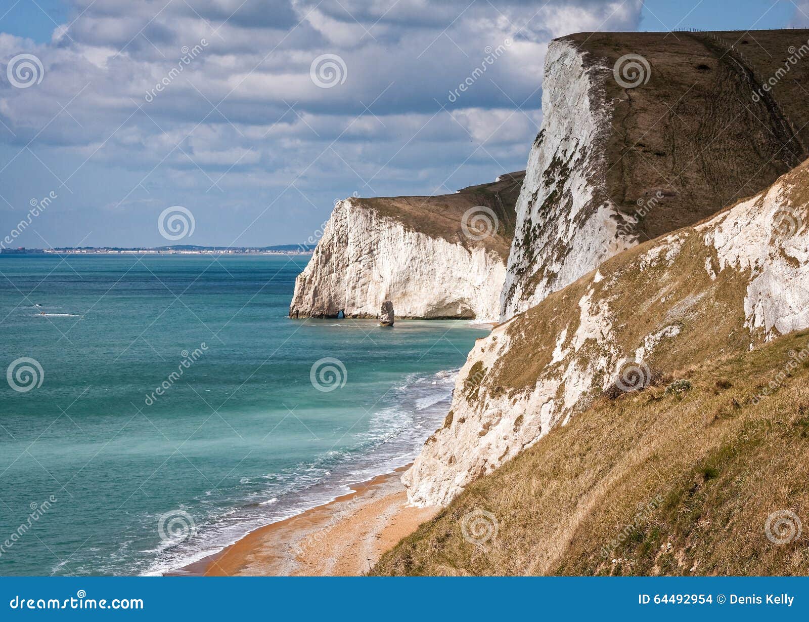 Man O War Bay, Dorset, England Stock Photography | CartoonDealer.com ...
