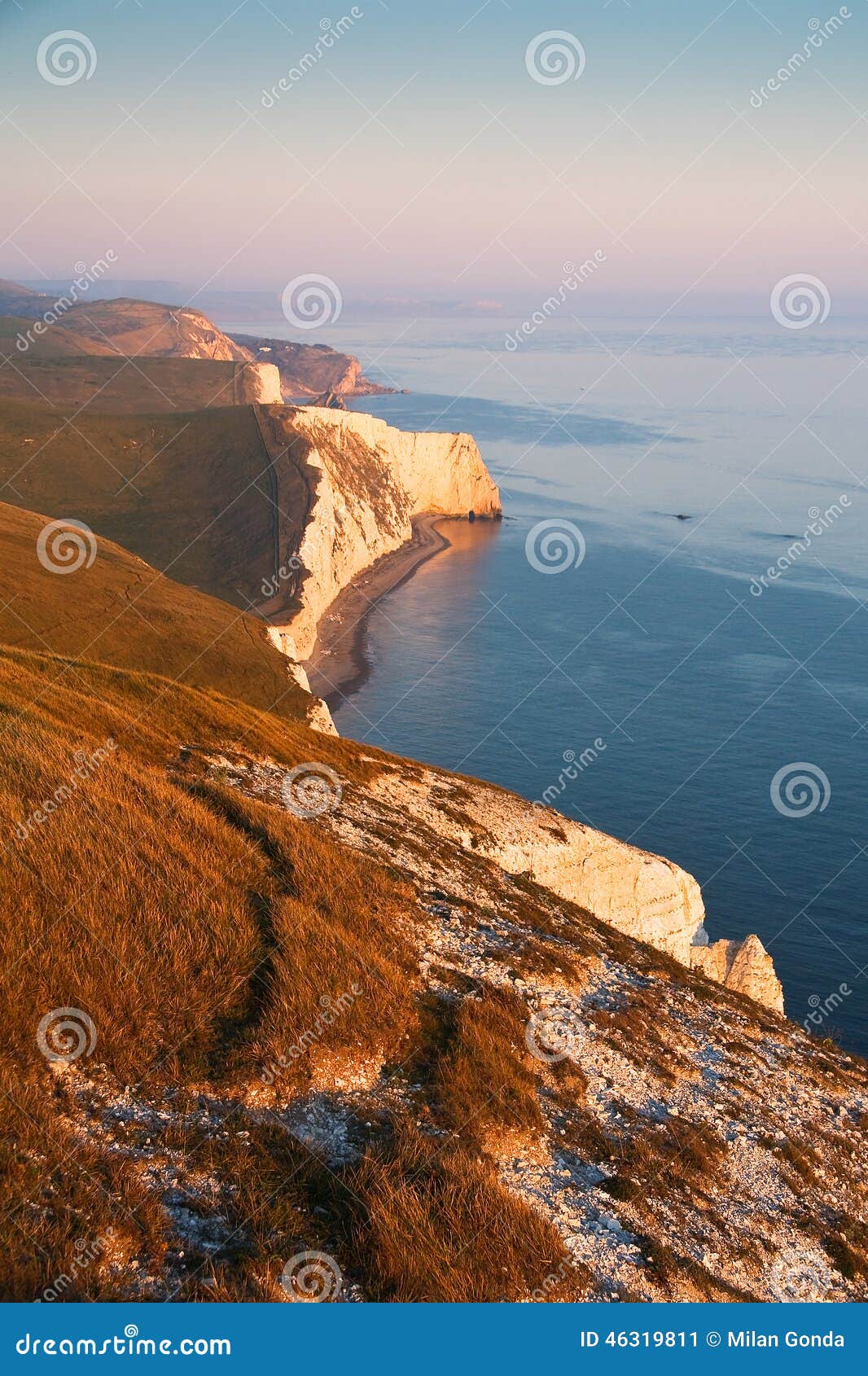 Jurassic Coast in Dorset, UK. Stock Image - Image of cliffs, landscape ...