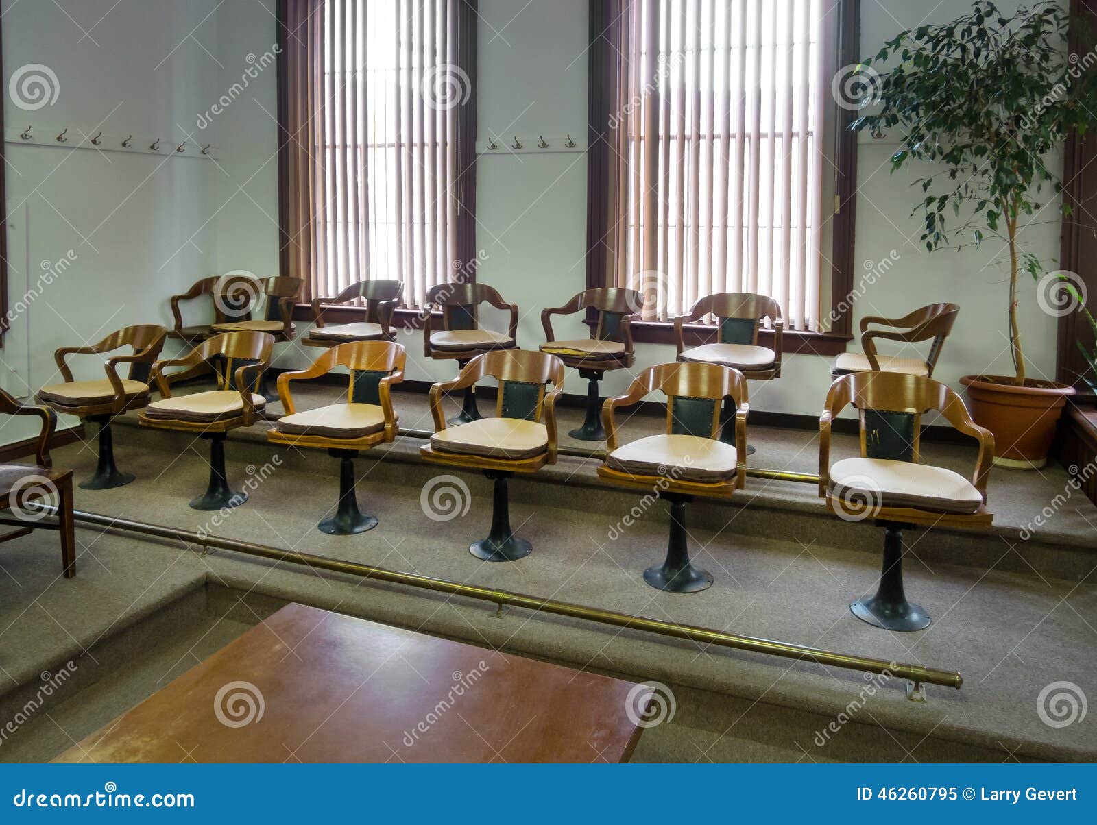 Jury Box stock image. Image of group, case, chair, honesty - 46260795
