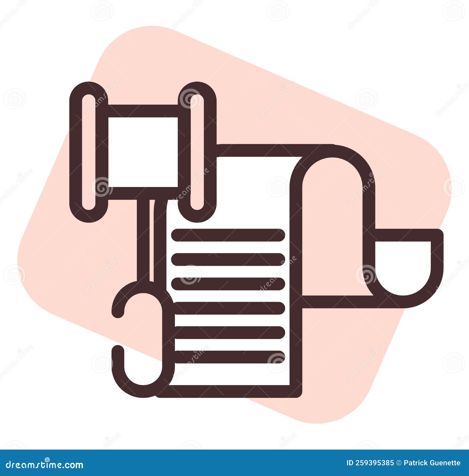 Jury code laws, icon stock vector. Illustration of code - 259395385