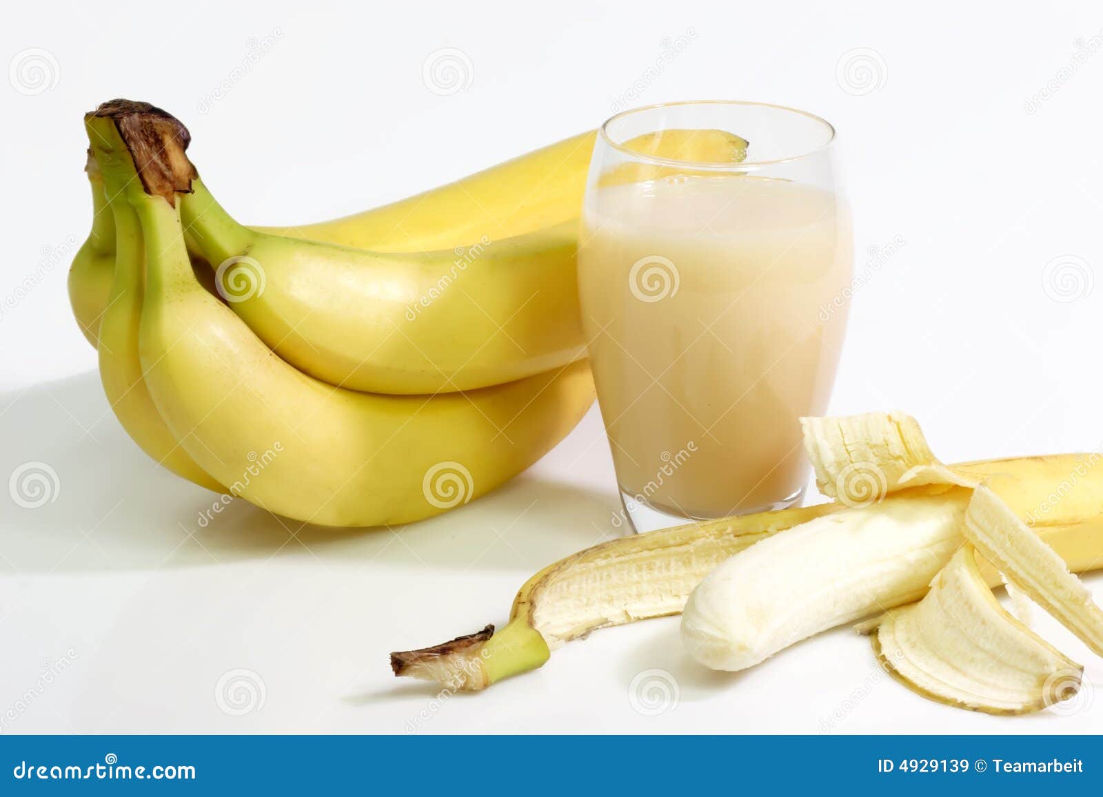 Jus de banane image stock. Image du boisson, aptitude - 4929139