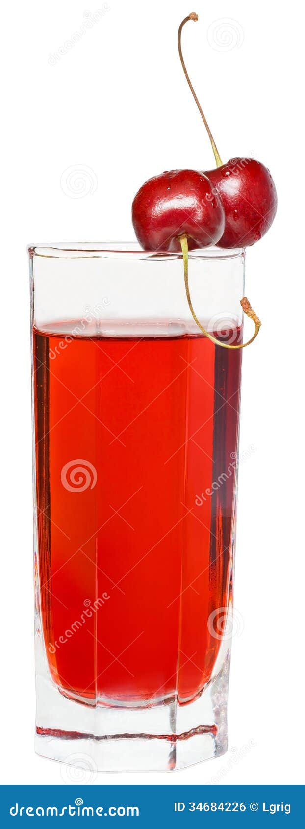 Jus de cerise photo stock. Image du doux, fruits, cerise - 34684226