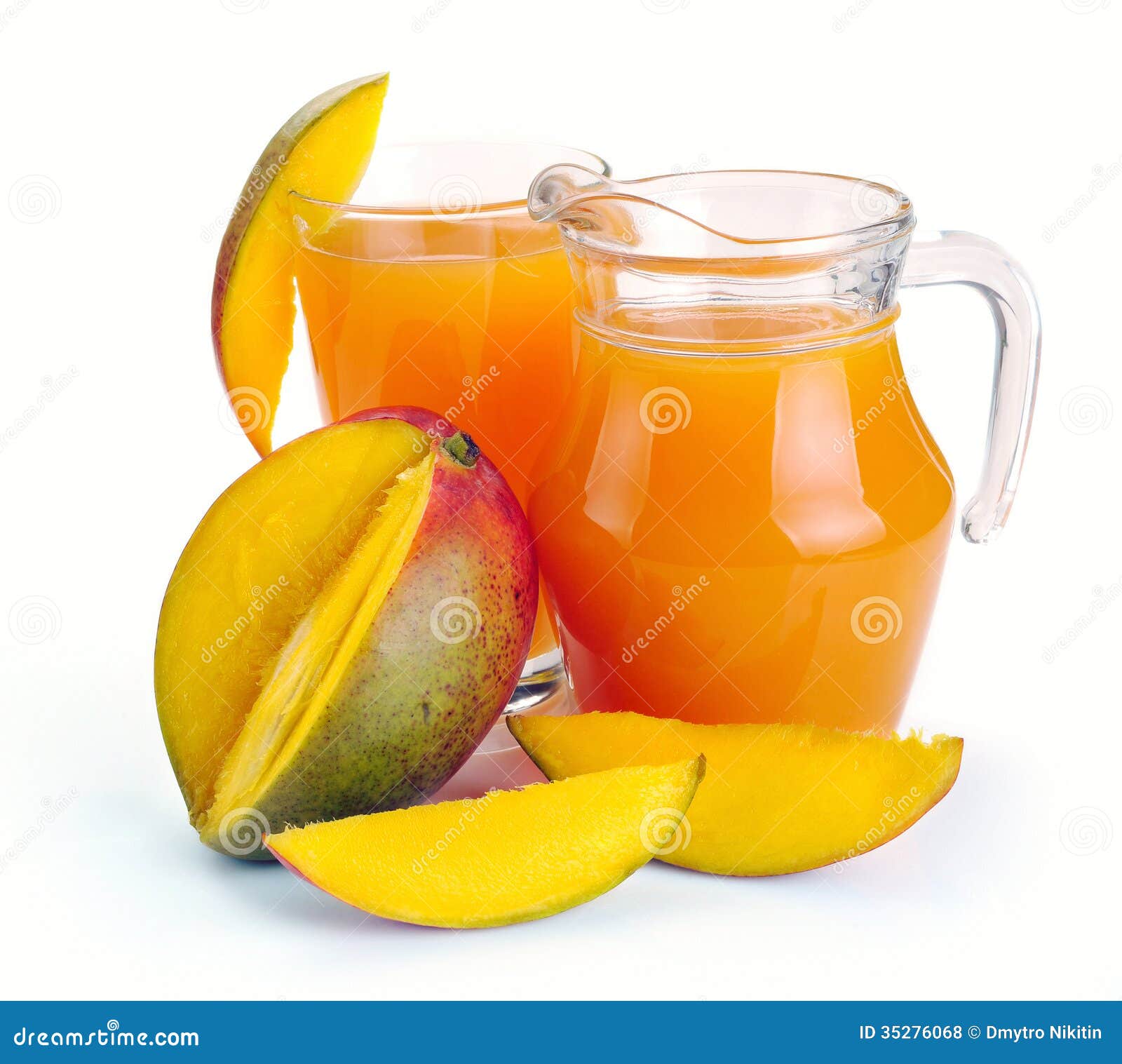 Jus et fruit de mangue photo stock. Image du liquide - 35276068