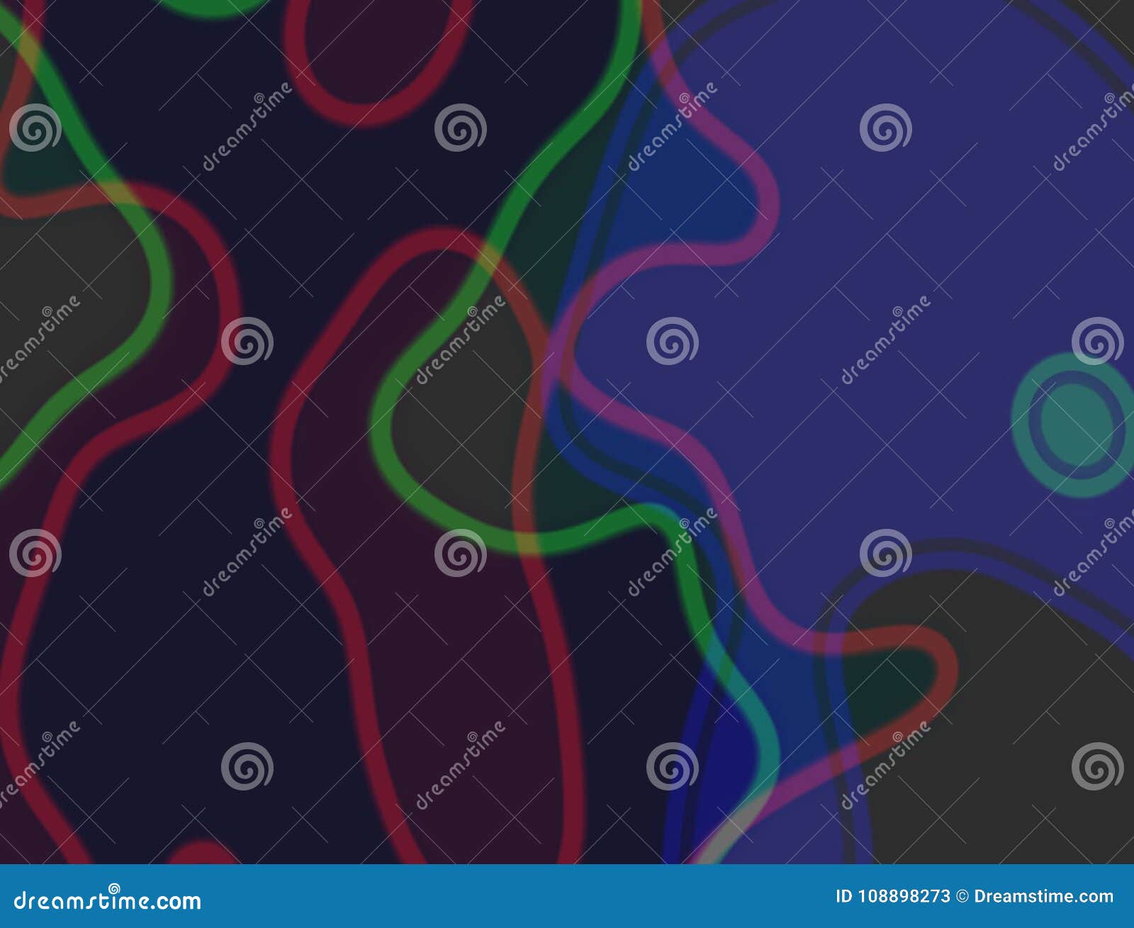 Just An Abstraction A Beautiful Combination Of Different Colored Graphical Objects Stock