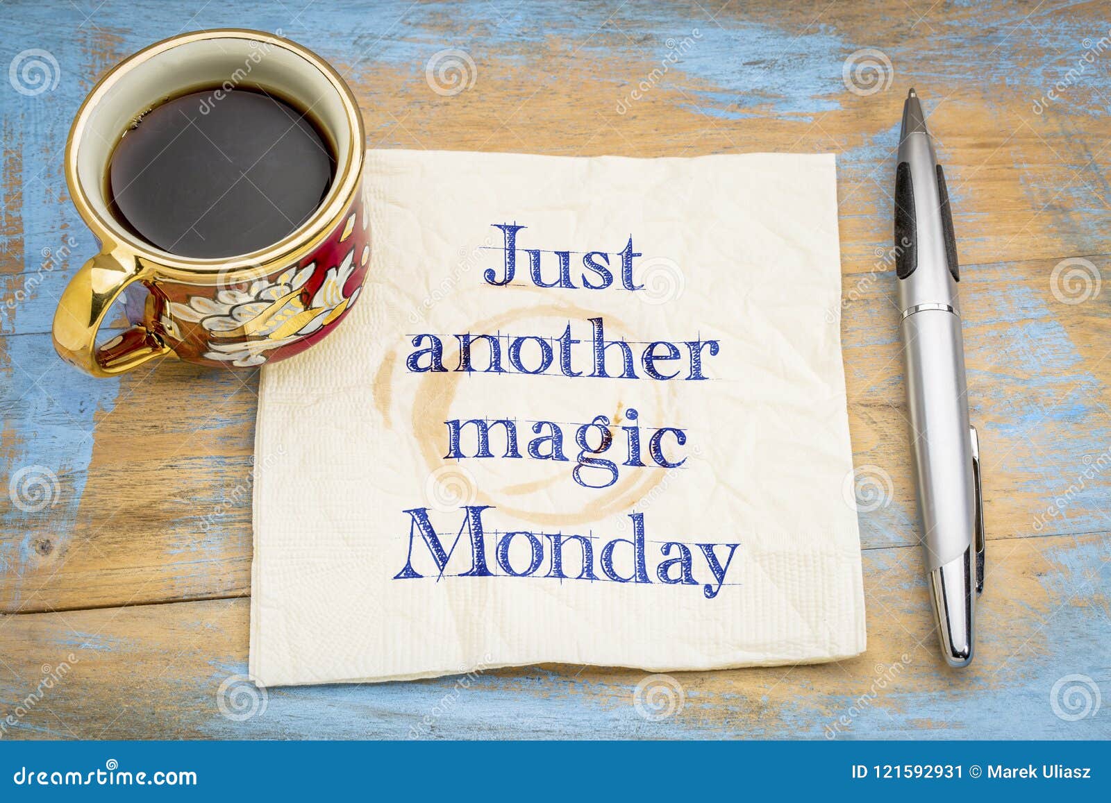 Just another magic Monday stock image. Image of worst - 121592931