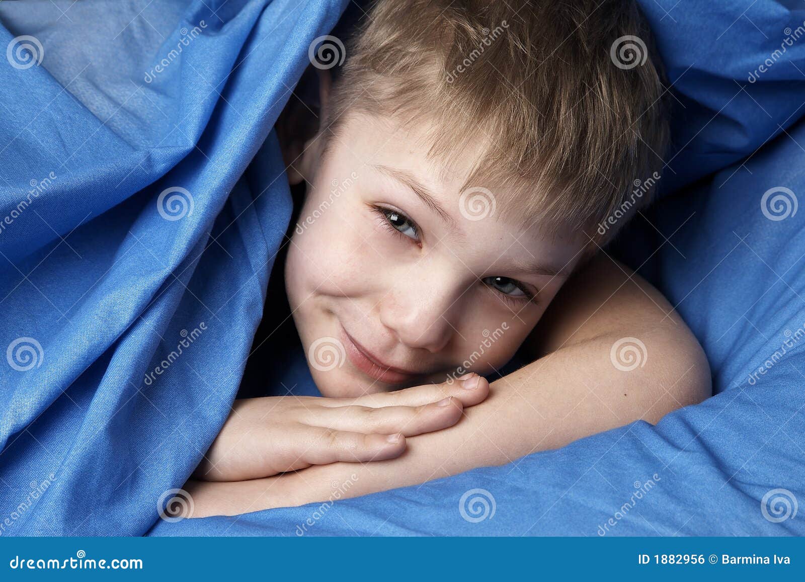 Just awakened stock photo. Image of bedclothes, morning - 1882956