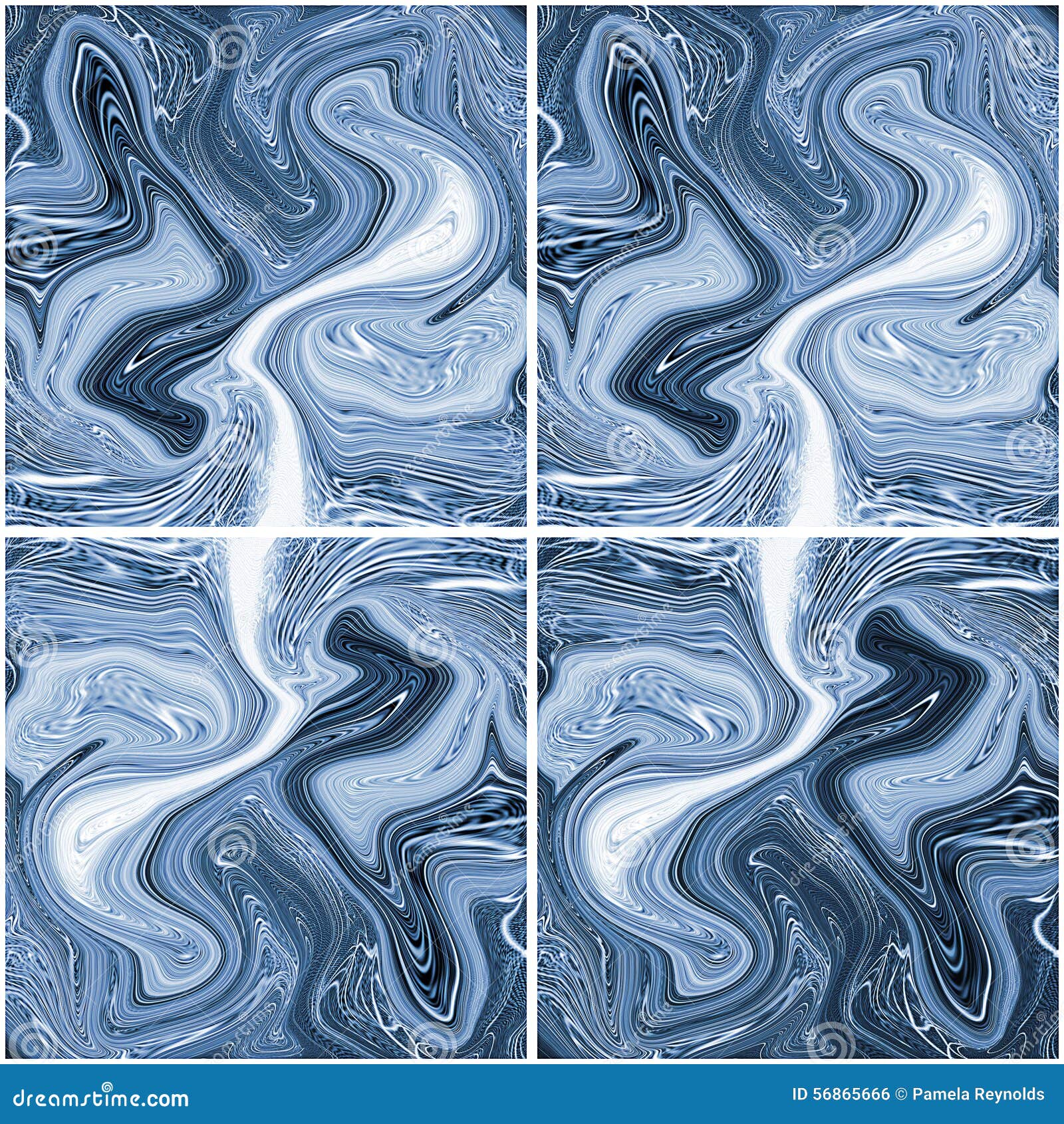 Blue Squiggles Background Shows Bright Rays And Pattern Royalty-Free ...